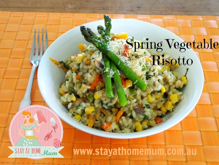 Spring Vegetable Risotto | Stay at Home Mum