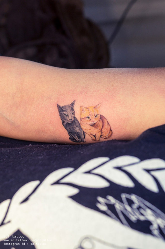 33 Mesmerising Cat Tattoos So Your Little Friend Can Live Forever ...