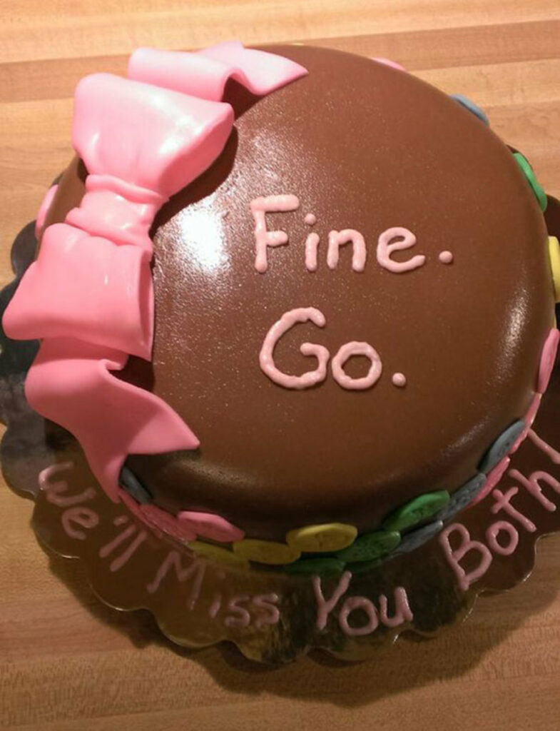 These Last Day of Work Cakes Will Crack You Up! - Stay at Home Mum