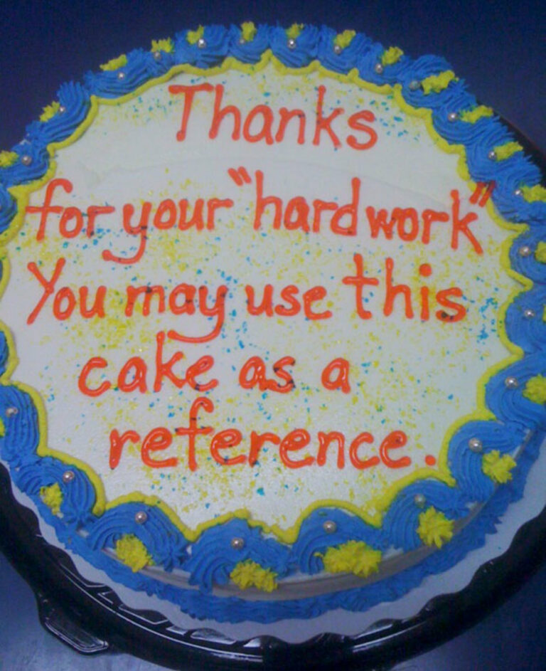 These Last Day of Work Cakes Will Crack You Up! - Stay at Home Mum