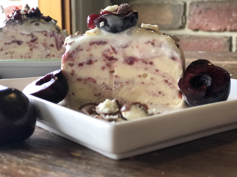 Cherry and Chocolate Ice Cream Cake - Stay at Home Mum