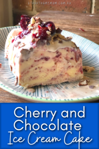 Cherry and Chocolate Ice Cream Cake - Stay at Home Mum