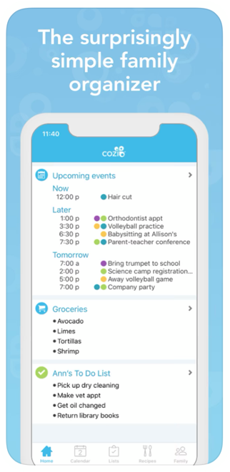 Best App Ever for Parents: Cozi Family Organizer