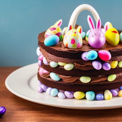 Nutella Easter Chocolate Cake - Great Bake for 1 Hr!